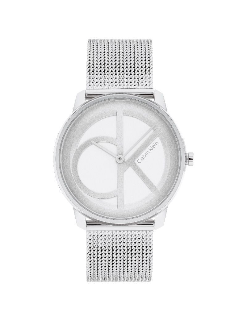 Calvin Klein DameurStål m/Logo 25200032 - Calvin Klein - Guldsmed Borup